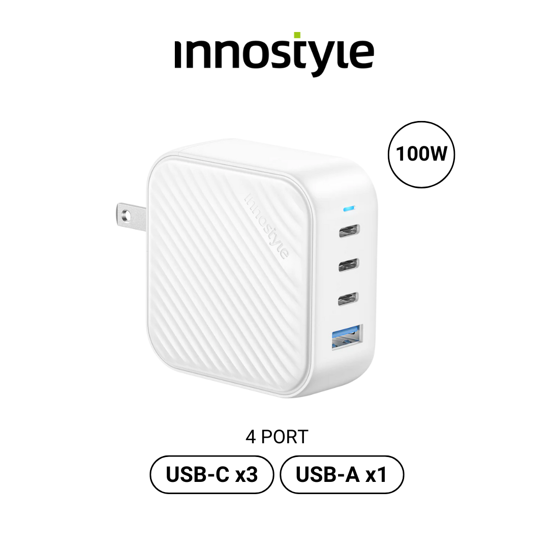 INNOSTYLE SuperCube 100W 4-Port GaN II Technology Charger – STARWISE